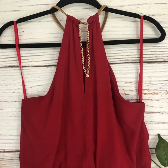 Lulus | Dresses | Lulus Size Medium Pleated Formal Floor Length Gold ...